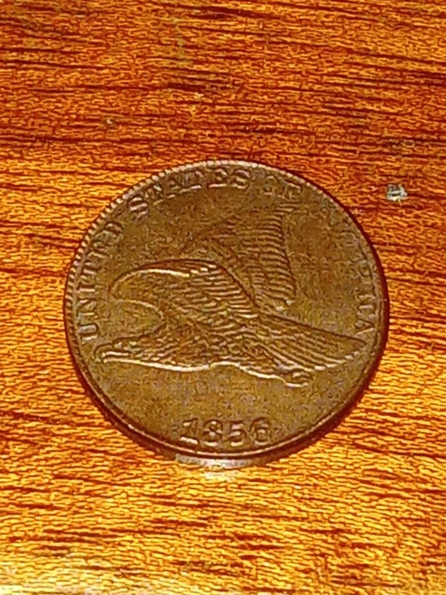 1856 Raw Flying Eagle Cent | EstateSales.org
