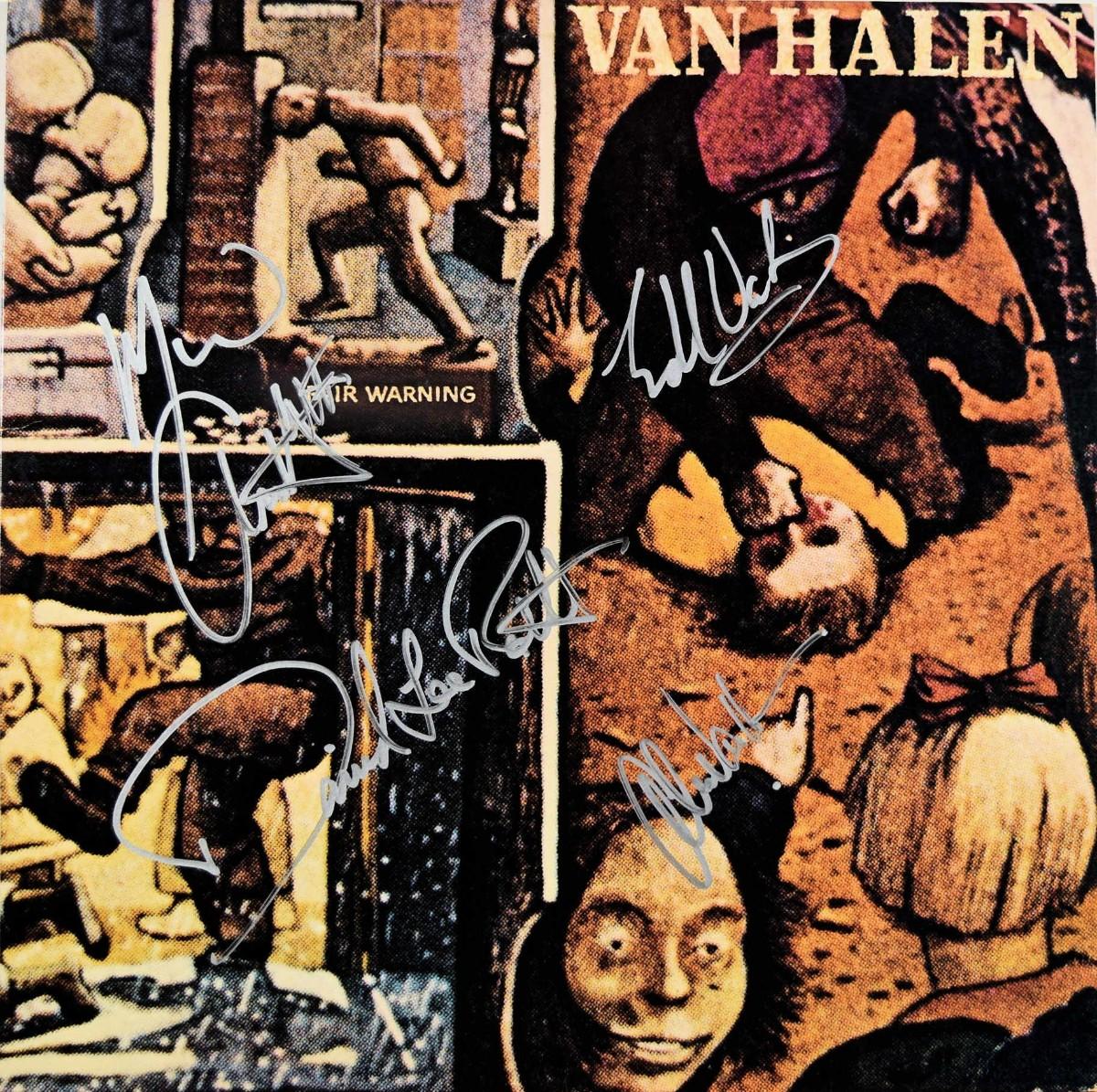 Van Halen signed Fair Warning album | EstateSales.org