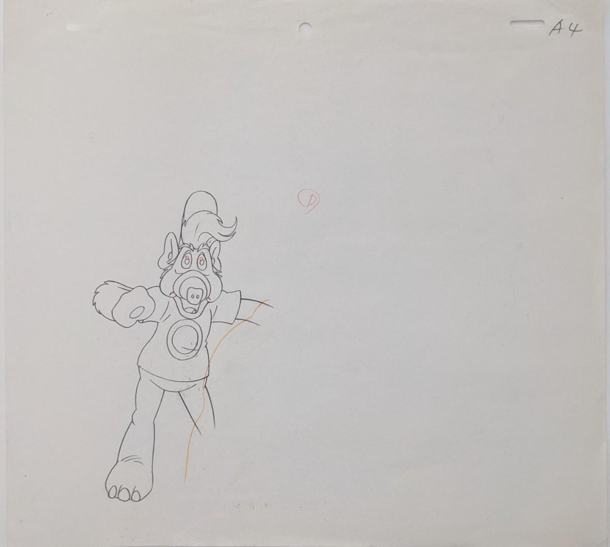 ALF Tales Original Sketch and Animation Cel | EstateSales.org