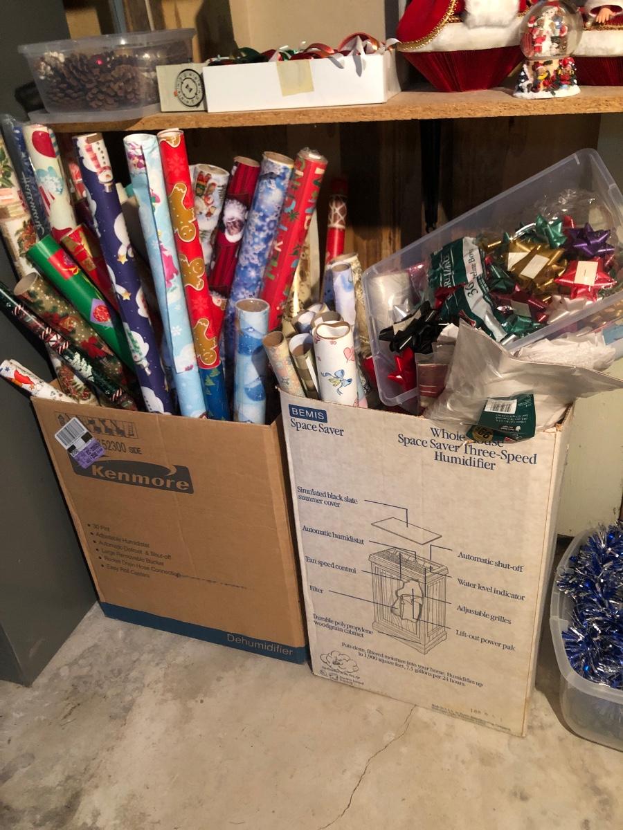 Lot of Christmas wrap | EstateSales.org