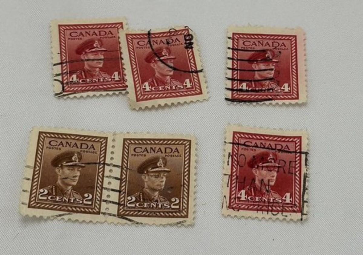 1942 Canada Vintage Stamps | EstateSales.org