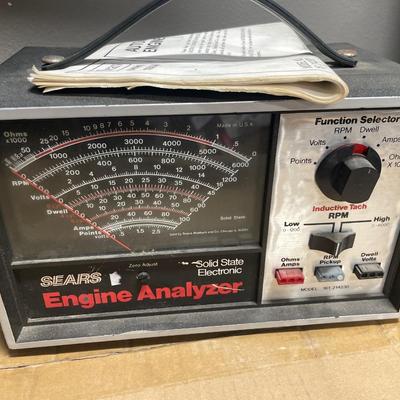 Vintage engine analyzer | EstateSales.org