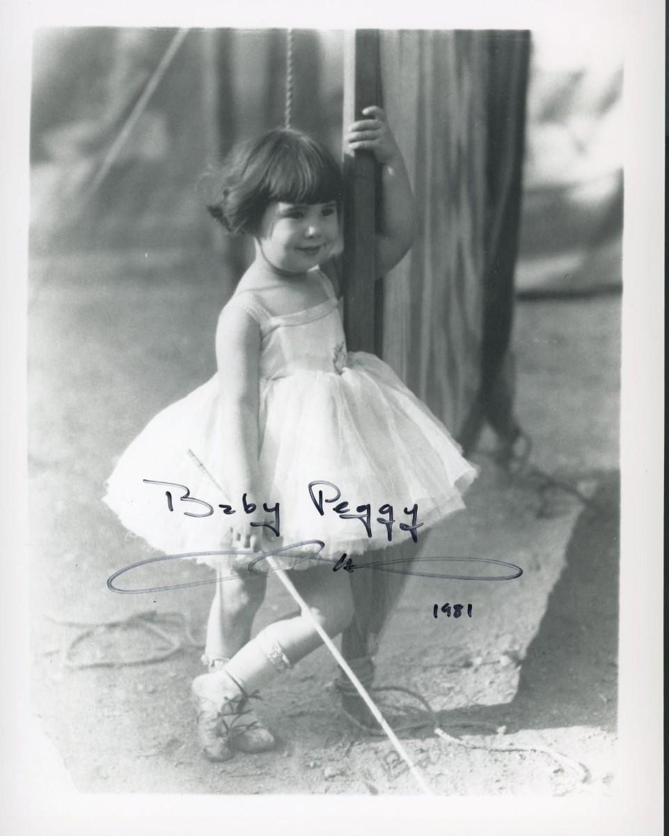 Baby Peggy signed photo | EstateSales.org