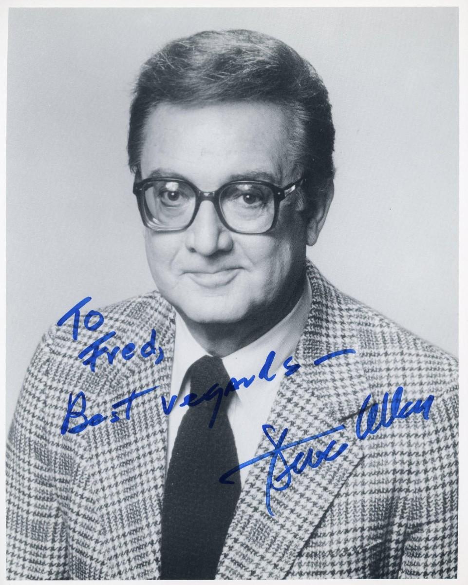 Steve Allen signed photo | EstateSales.org