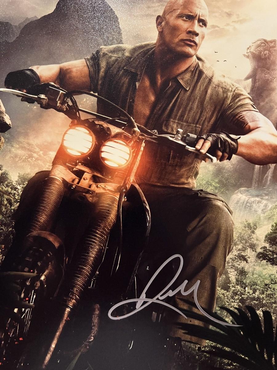 The Rock Dwayne Johnson signed photo | EstateSales.org