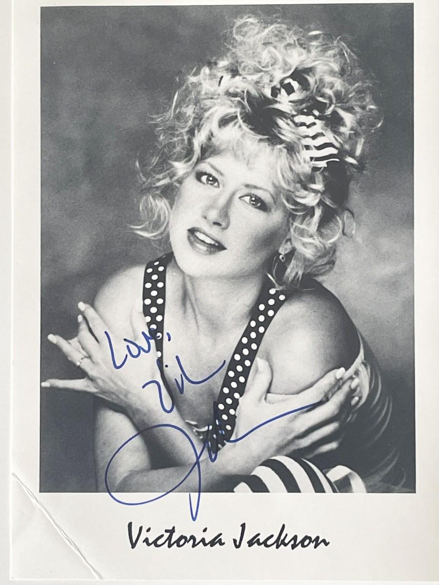 Actress Victoria Jackson signed photo | EstateSales.org