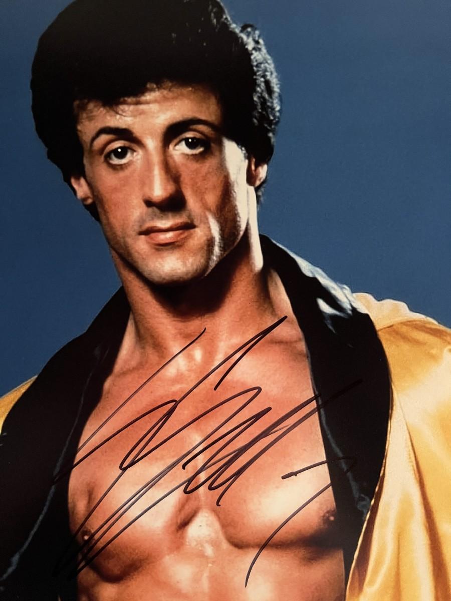 Rocky Sylvester Stallone signed photo | EstateSales.org