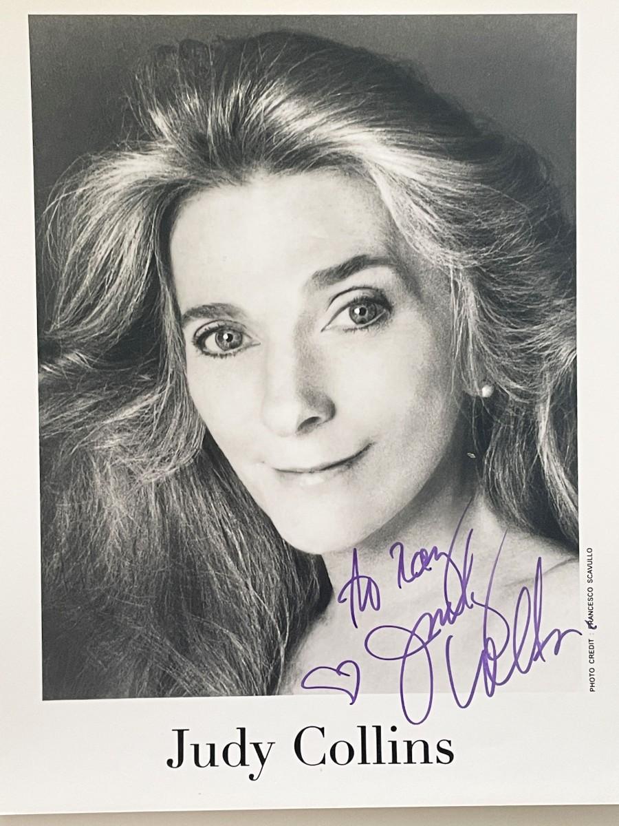 Judy Collins signed photo | EstateSales.org