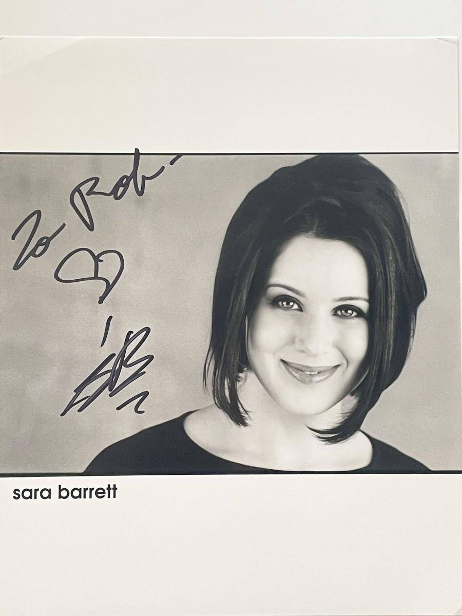 Sara Barrett signed photo | EstateSales.org