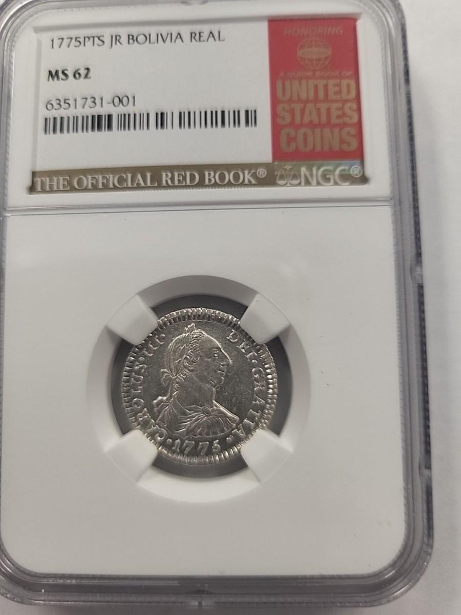 1775 PTS JR BOLIVIA EXCAVATION 1 REALLE KING CHARLES III SPAIN ...