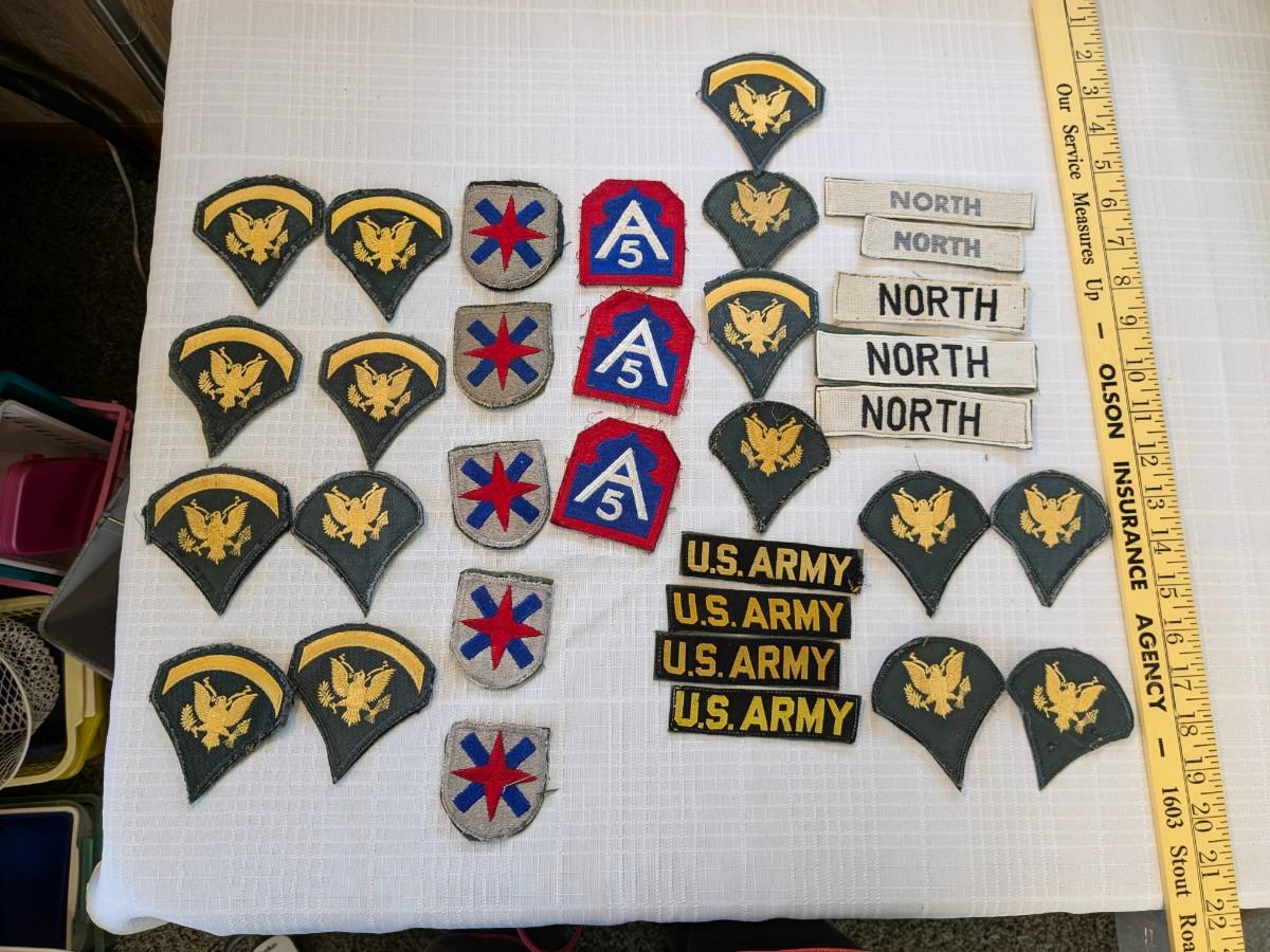 Meaningful Collection of WWII U.S. Army Badges | EstateSales.org