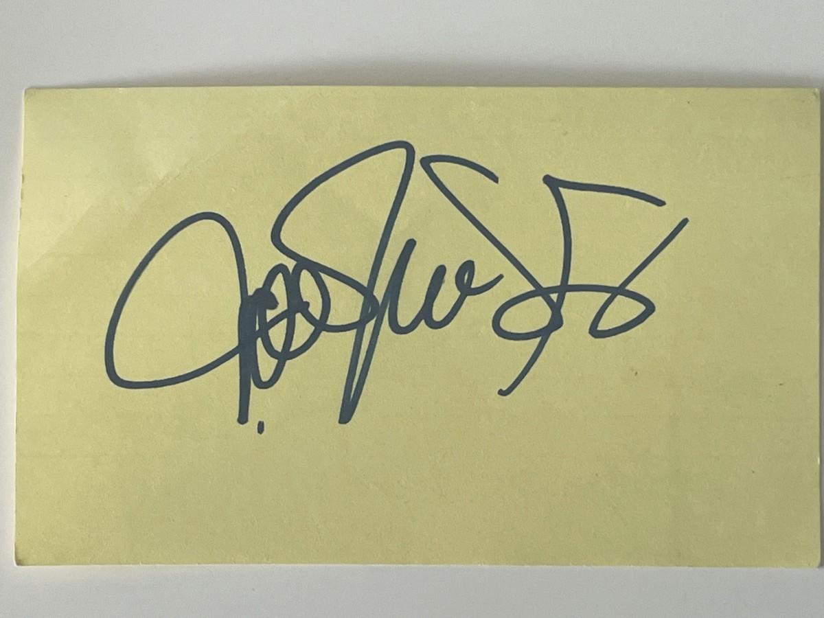 Kids on the Block Joey McIntyre autograph note | EstateSales.org