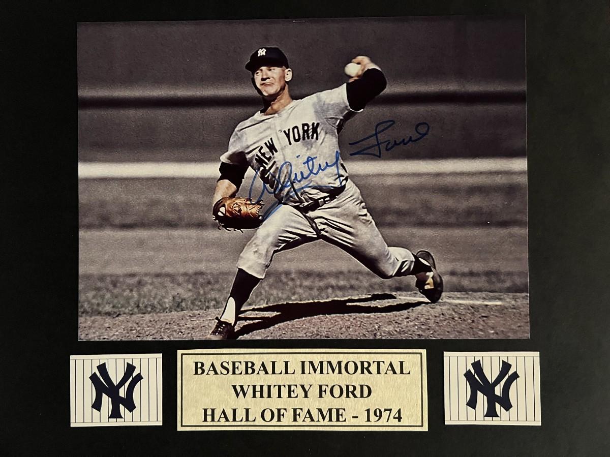 Whitey Ford signed photo | EstateSales.org