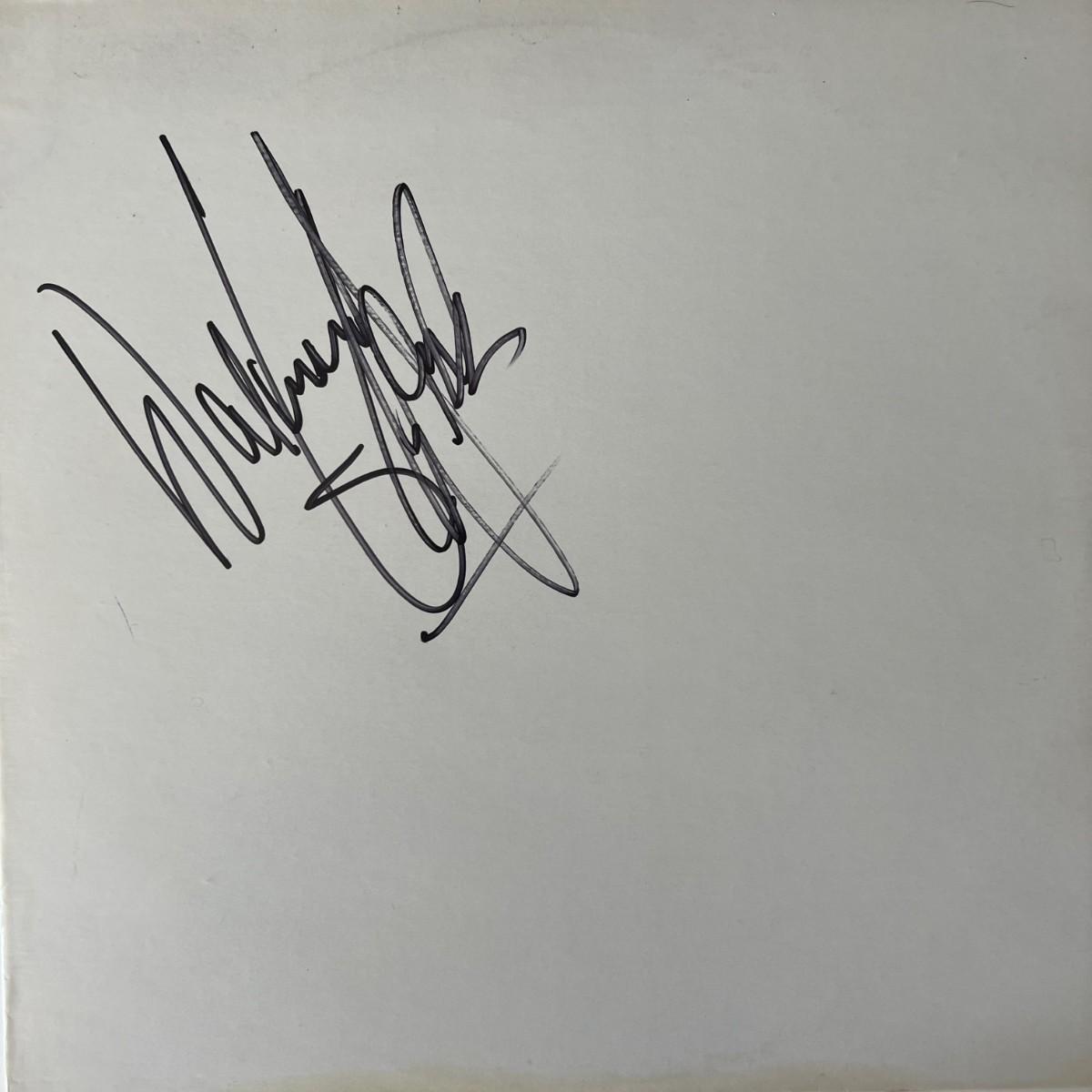 Wolfman Jack and Gene Clark signed album cover | EstateSales.org