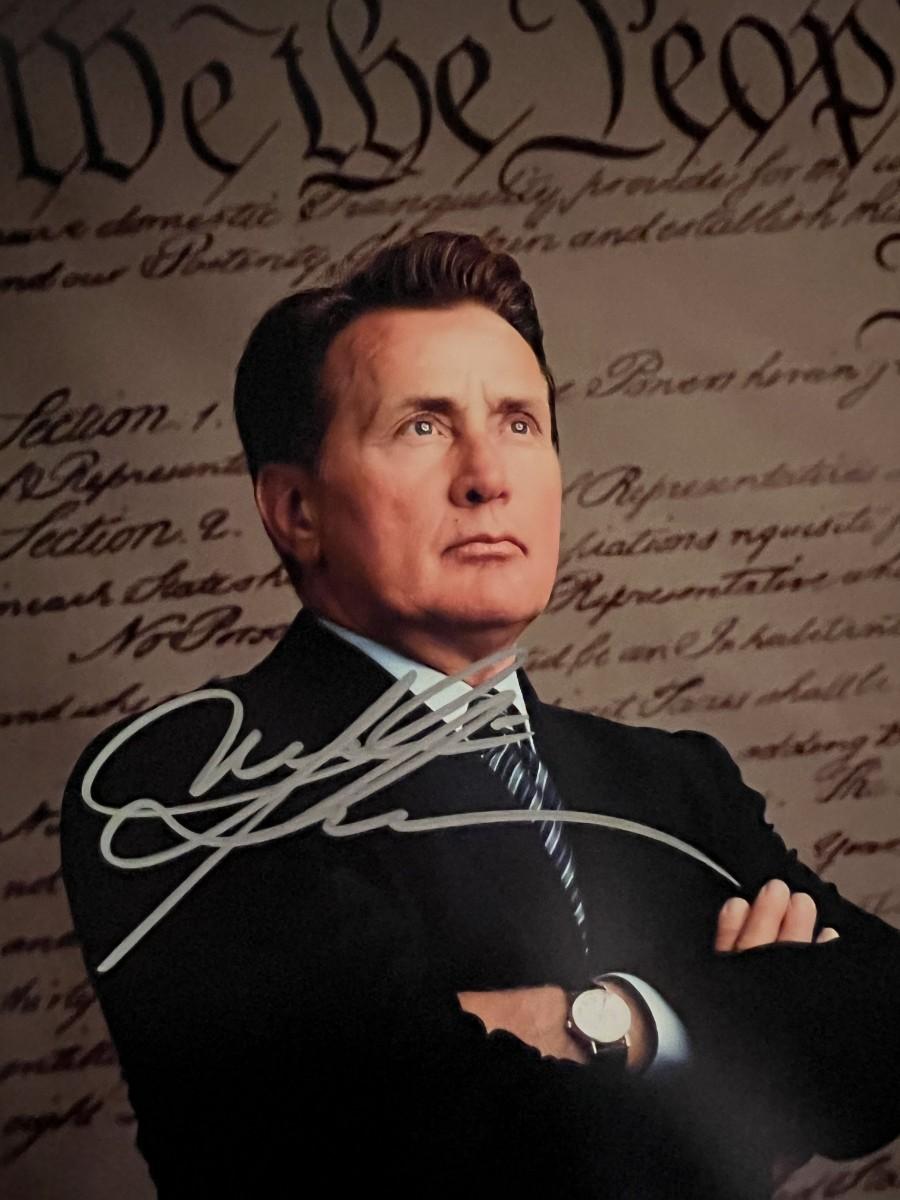 West Wing Martin Sheen signed photo | EstateSales.org
