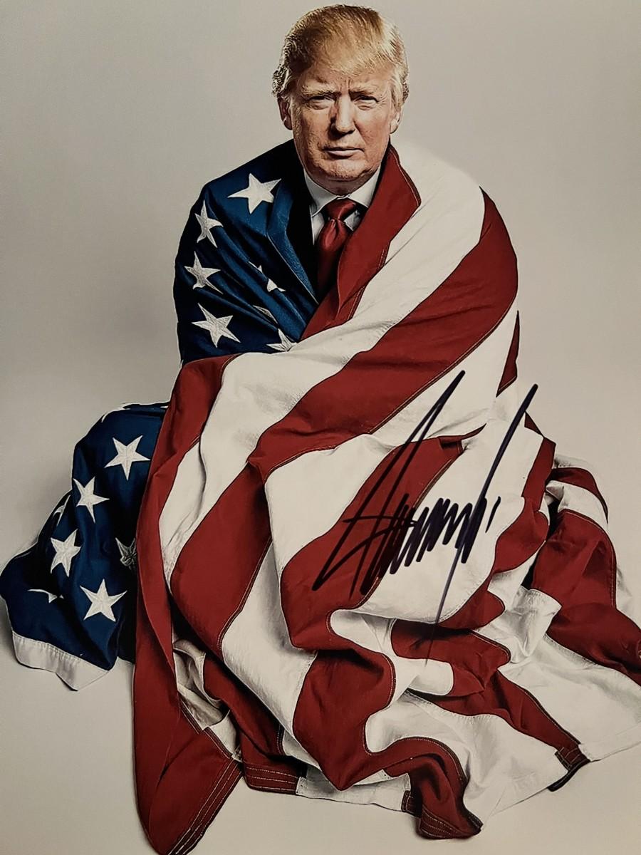 Donald Trump signed photo | EstateSales.org