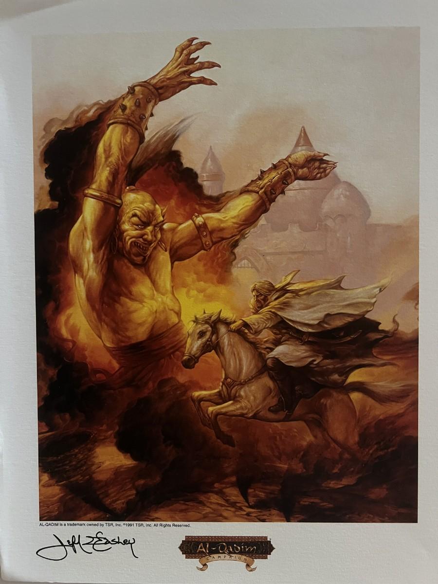 Jeff Easley signed print | EstateSales.org