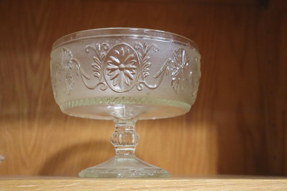 ndiana Glass Company Depression Glass Footed Compote Bowl | EstateSales.org