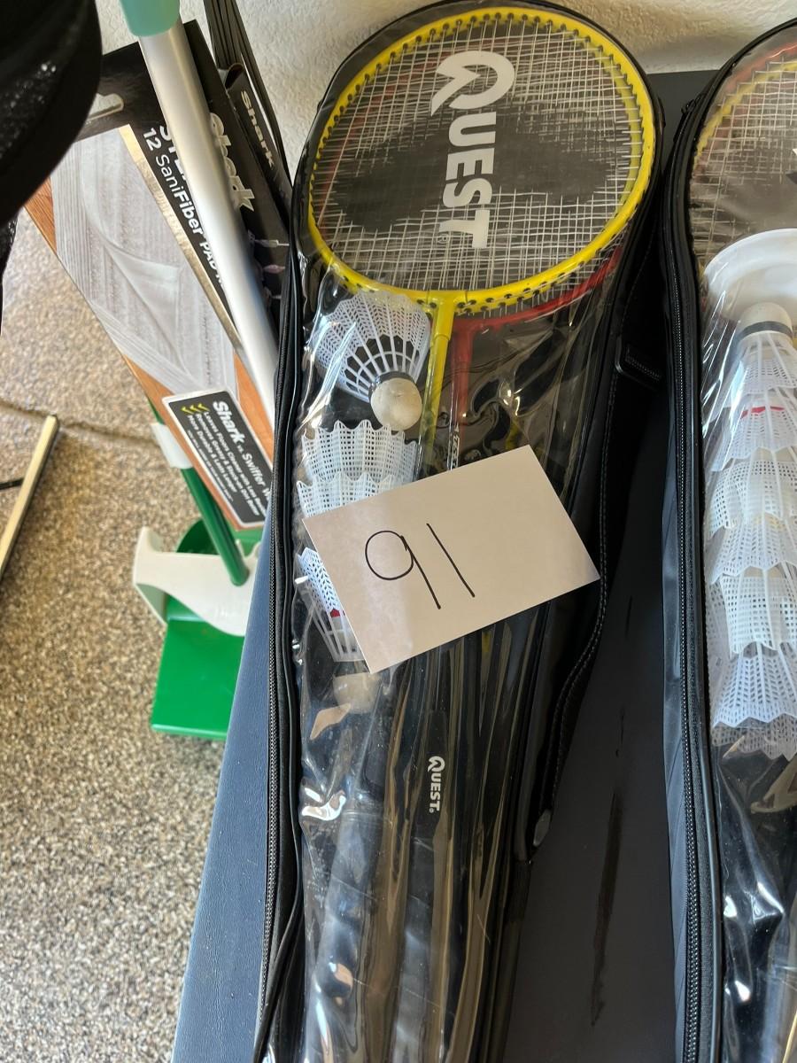 Quest Badminton Game | EstateSales.org