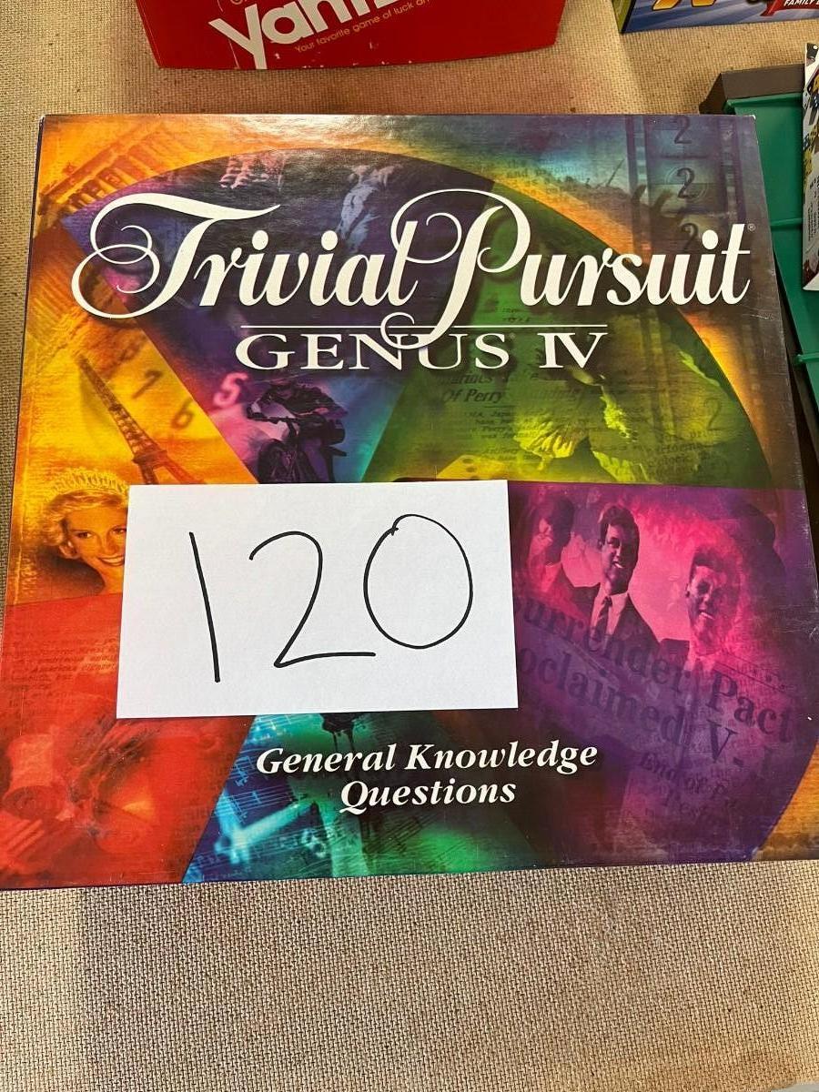 Trivia Pursuit Genius IV Board Game | EstateSales.org
