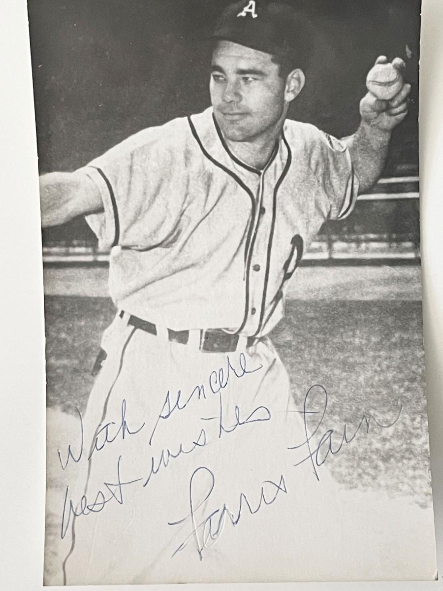 Philadelphia Athletics Ferris Fain Signed Photo Estatesales Org