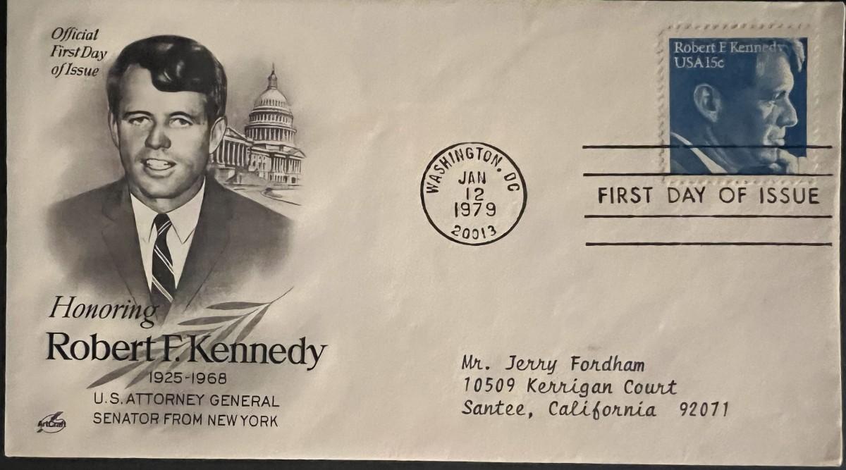 Robert F. Kennedy commemorative FDC | EstateSales.org