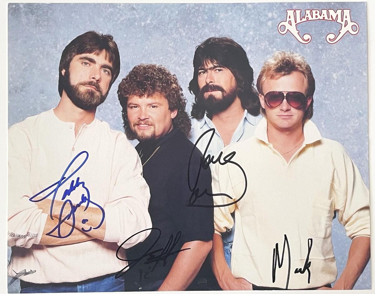 Alabama band signed photo | EstateSales.org