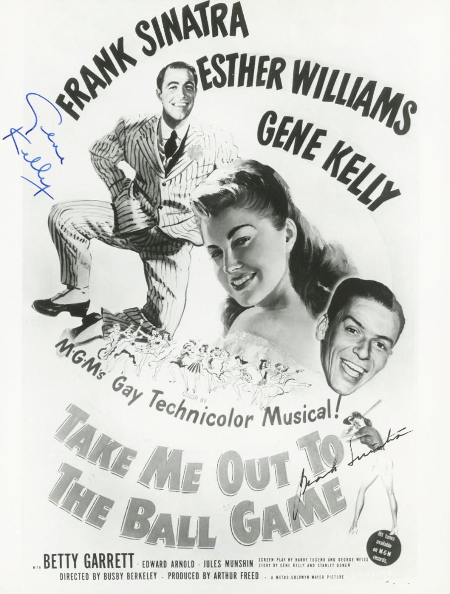 Frank Sinatra Take Me Out to the Ball Game signed movie photo. GFA ...