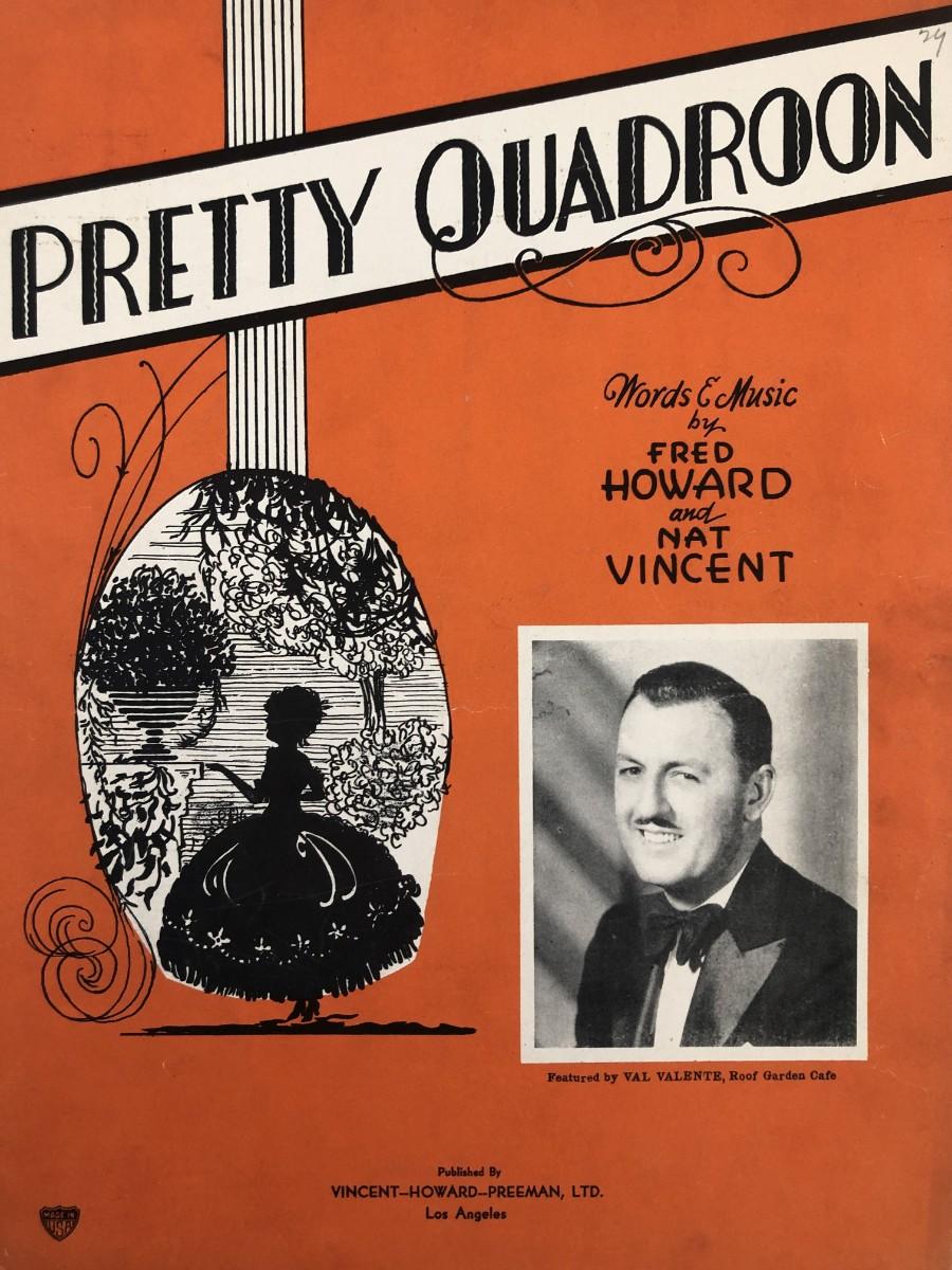 Pretty Quadroon music sheet | EstateSales.org
