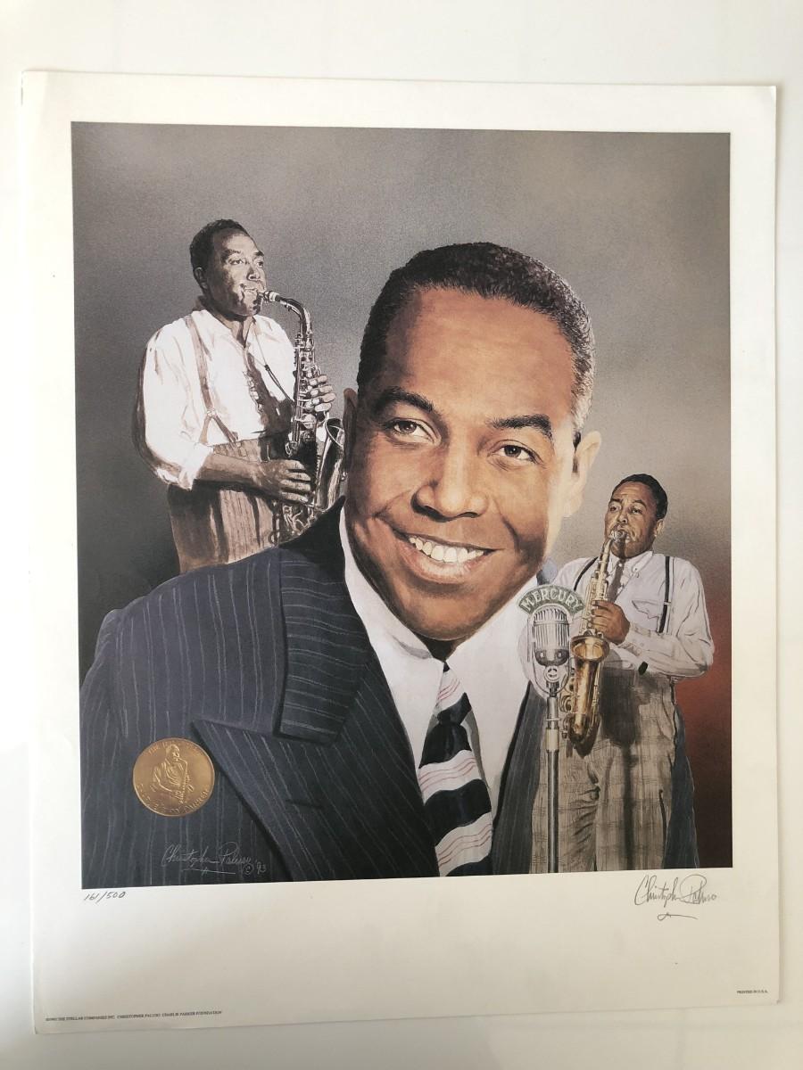 Charlie Bird Parker Print | EstateSales.org