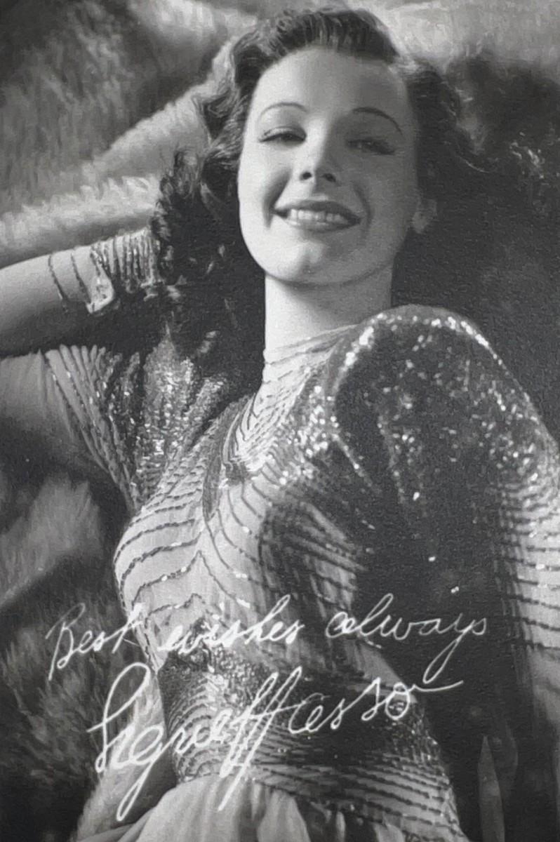 Signe Hasso facsimile signed photo. 3x5 inches | EstateSales.org