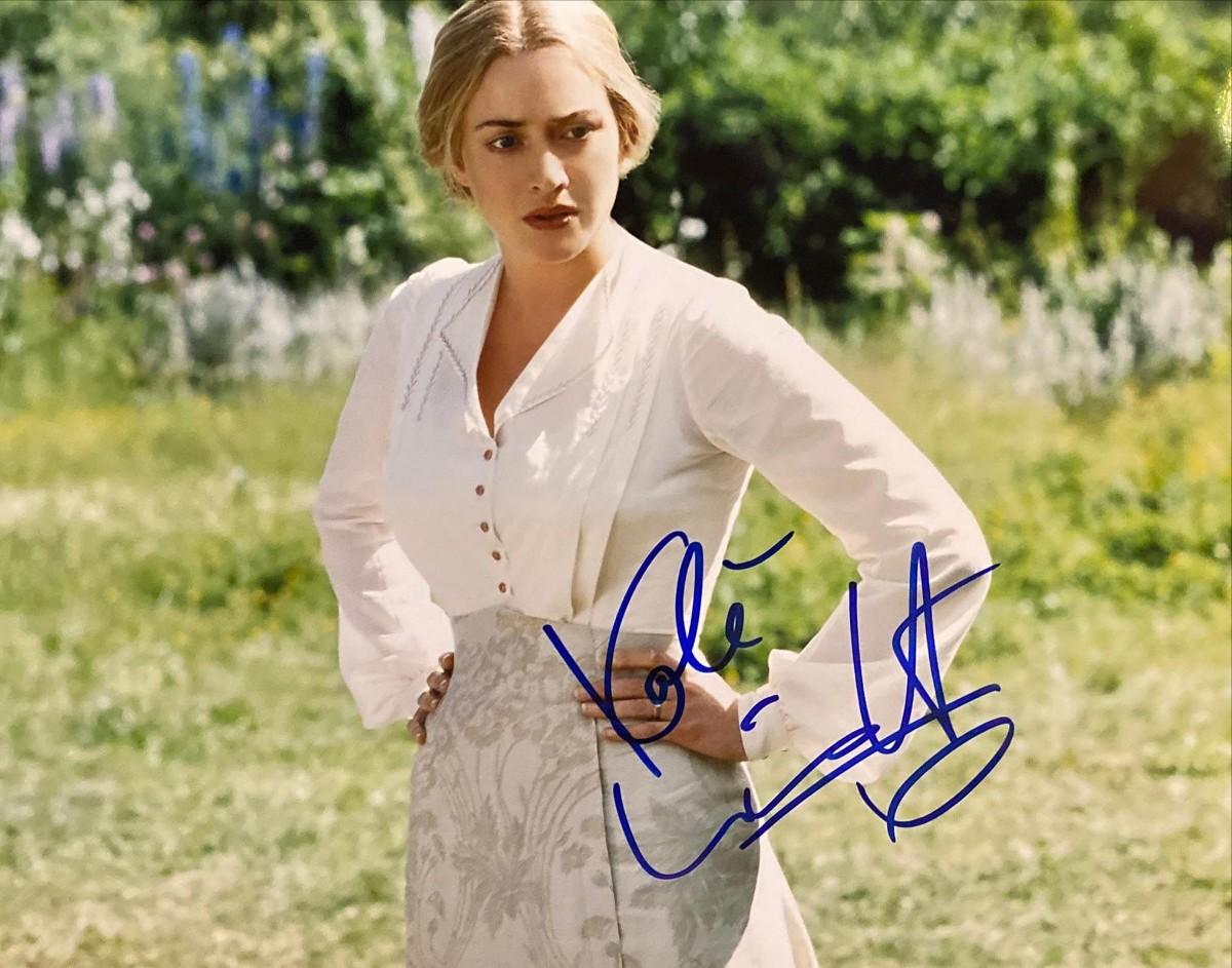 Finding Neverland Kate Winslet signed movie photo | EstateSales.org