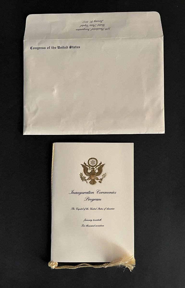 2017 Donald Trump Inauguration program | EstateSales.org