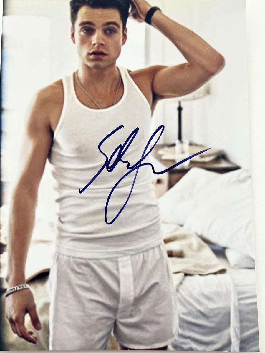 Marvels Sebastian Stan signed photo | EstateSales.org