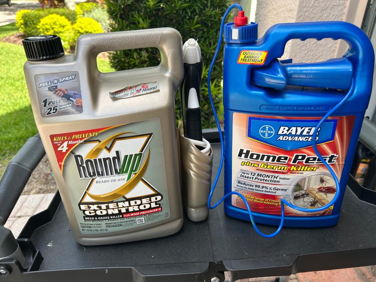 Lot 161. RoundUp and Bayer Home Pest Spray | EstateSales.org