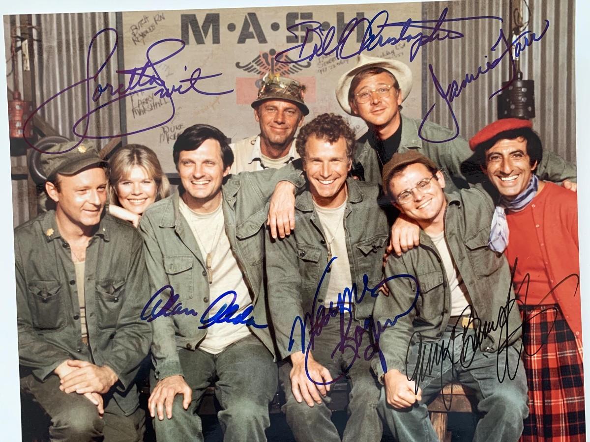 M*A*S*H cast signed photo | EstateSales.org
