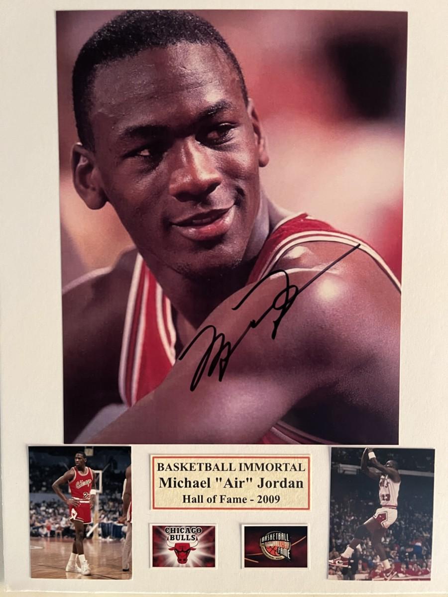 Michael Jordan signed photo | EstateSales.org