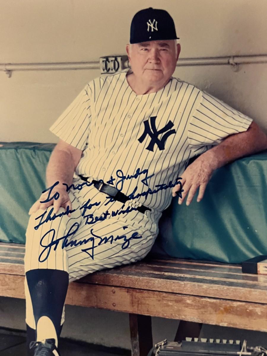 Johnny Mize signed photo | EstateSales.org