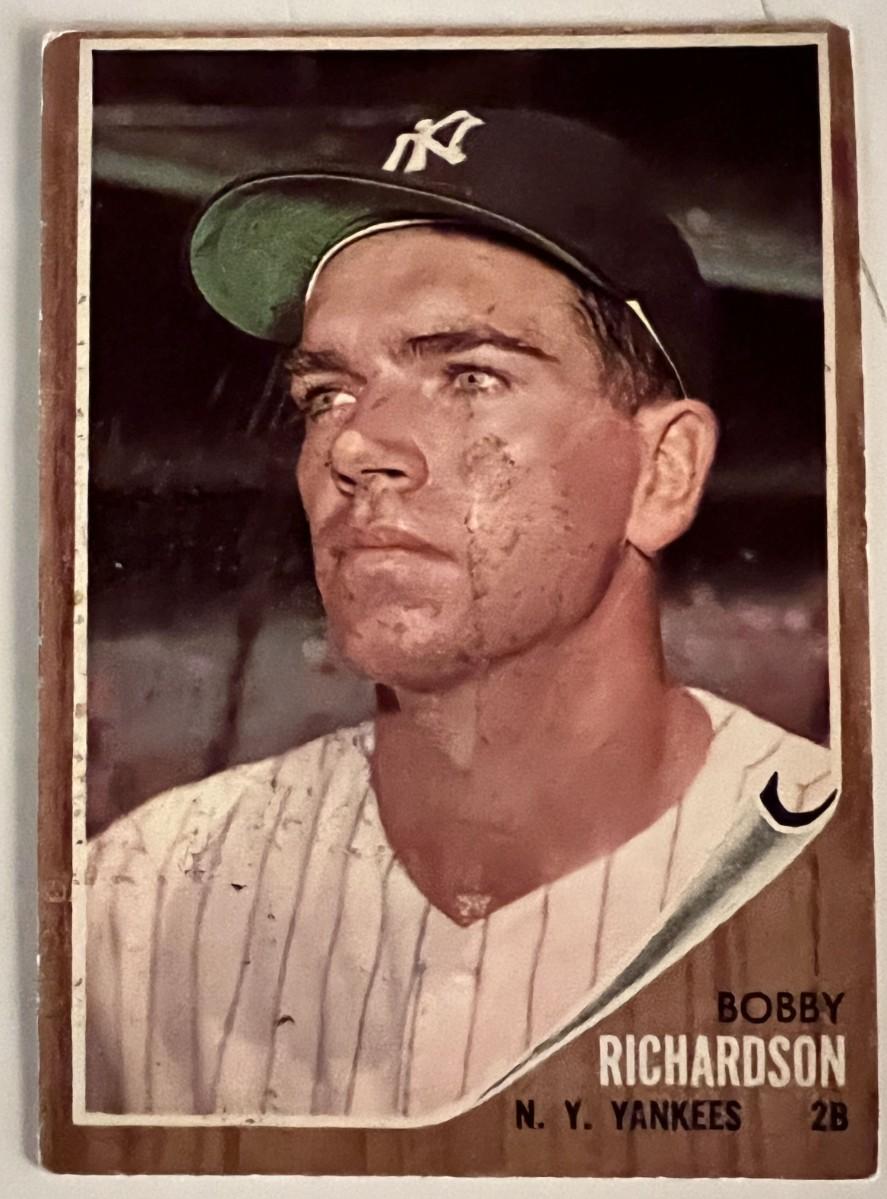 Bobby Richardson 1962 Topps baseball card No. 65 | EstateSales.org