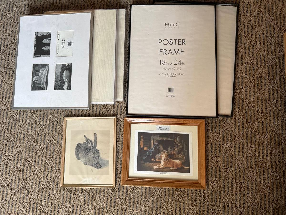 2 animal prints plus frames | EstateSales.org