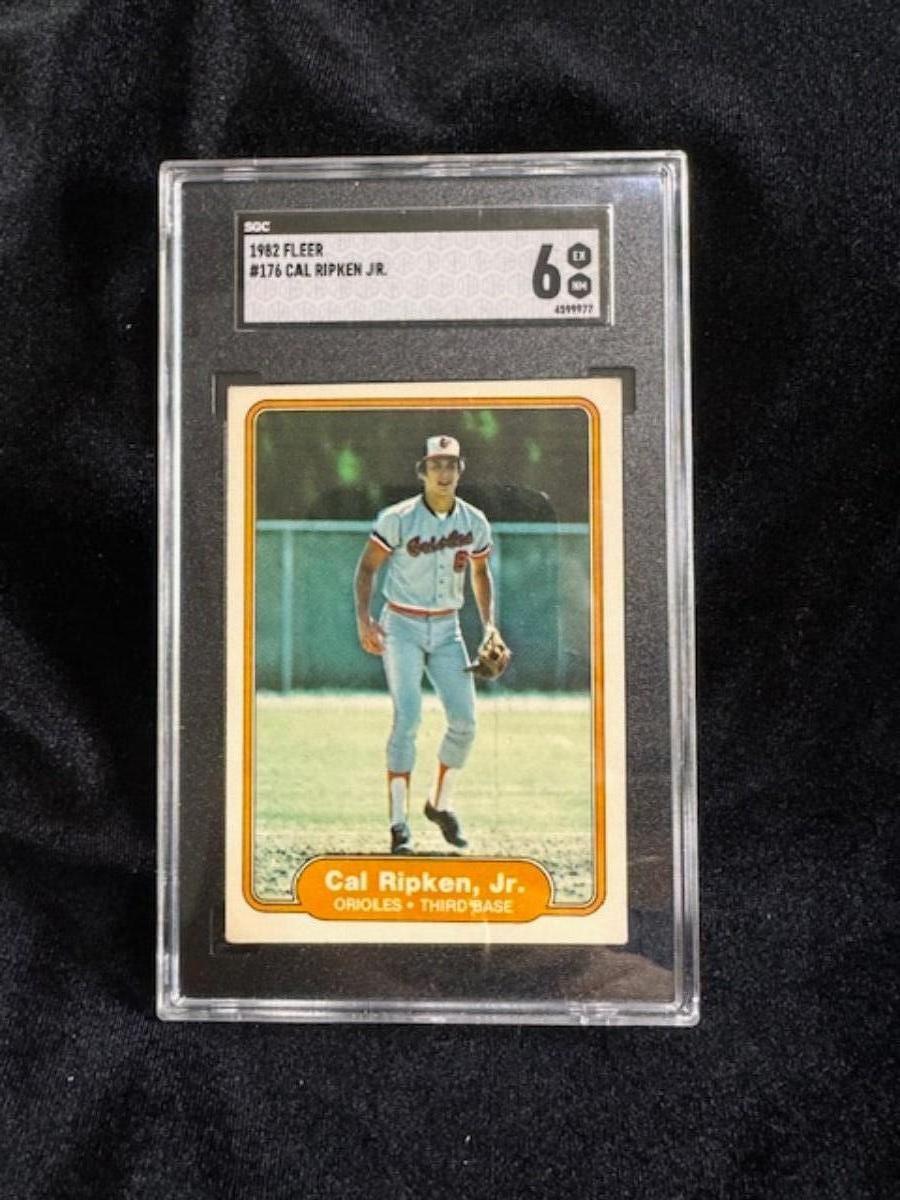 1982 Fleer Cal Ripken JR. Rookie Caed EX NM 6 | EstateSales.org 1982 Fleer Cal Ripken JR. Rookie Caed EX NM 6 | EstateSales.org