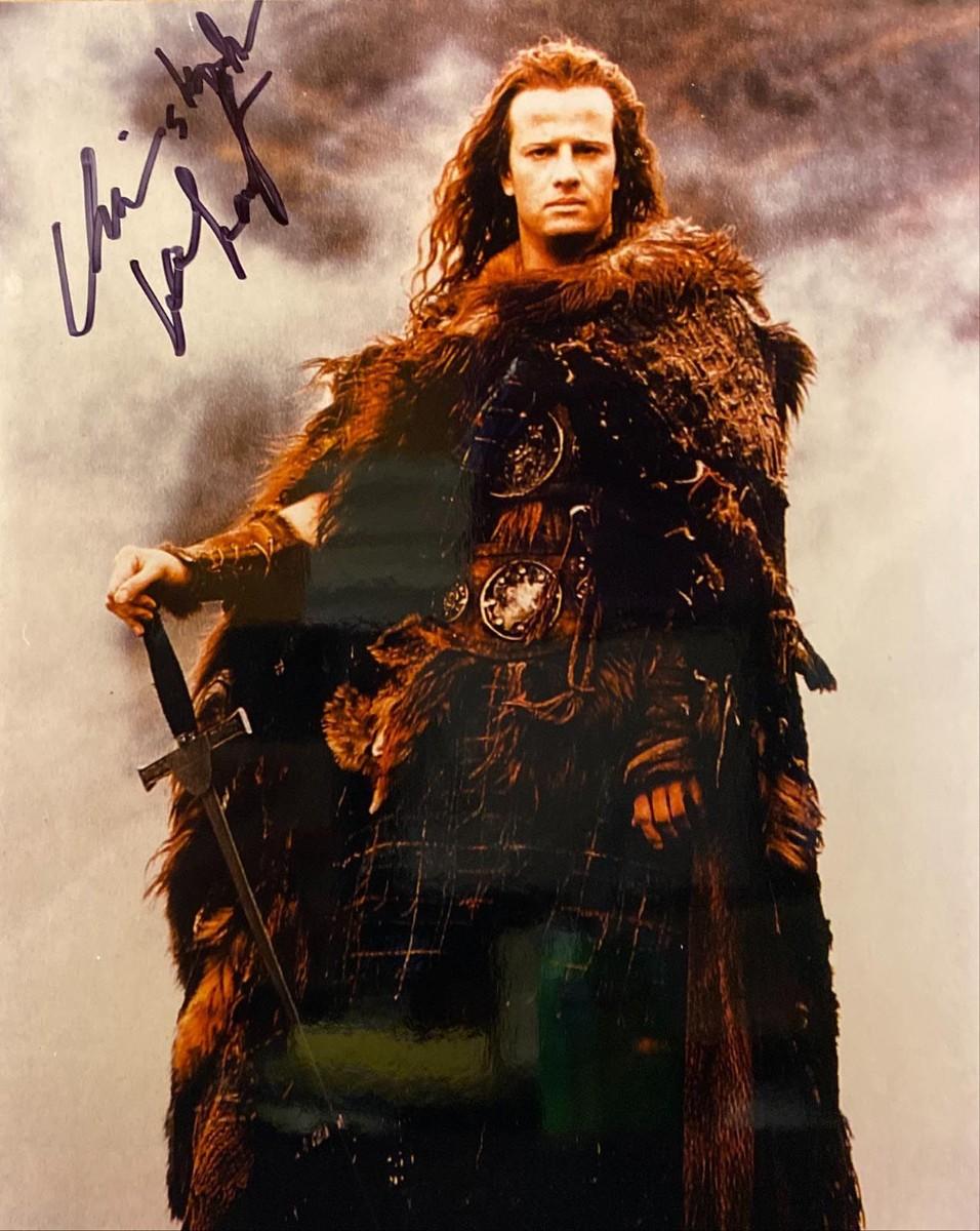 Highlander Christopher Lambert signed movie photo | EstateSales.org