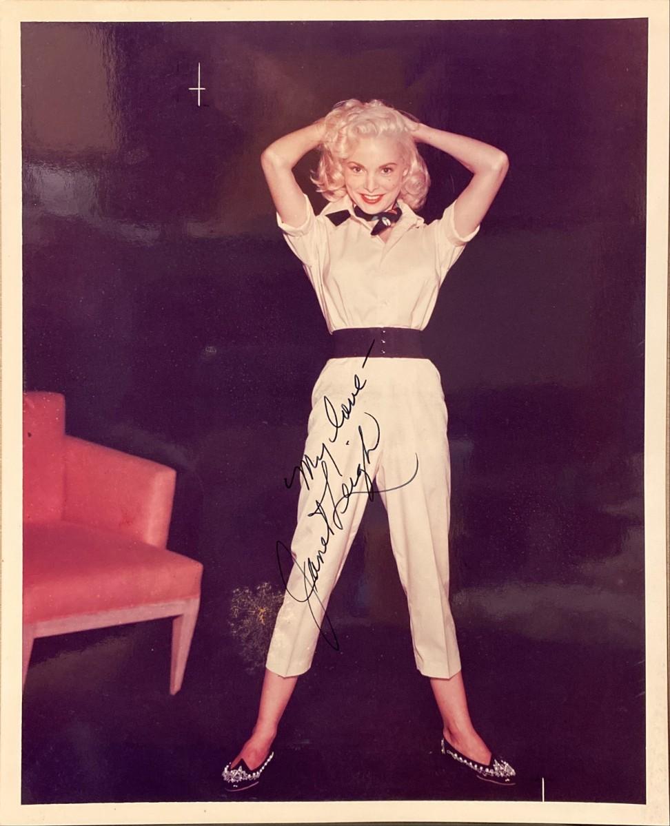 Janet Leigh signed photo. GFA Authenticated | EstateSales.org
