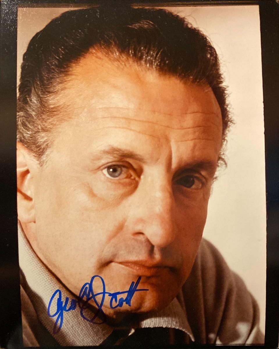 George C. Scott signed photo | EstateSales.org