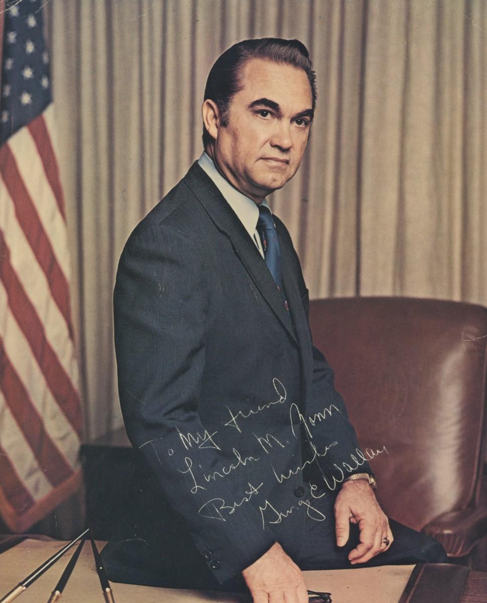George Wallace Signed Photo