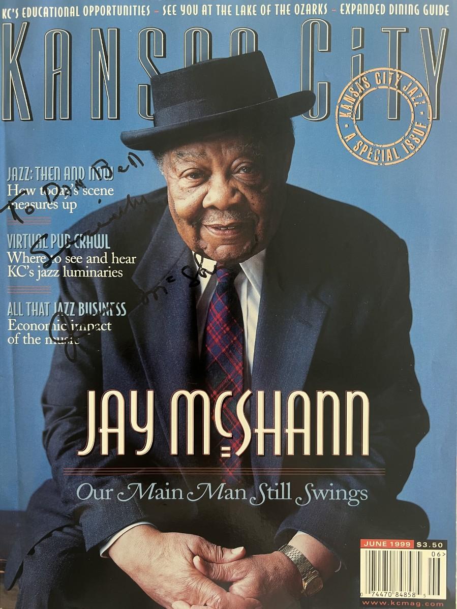Jay McShann signed Kansas City magazine | EstateSales.org
