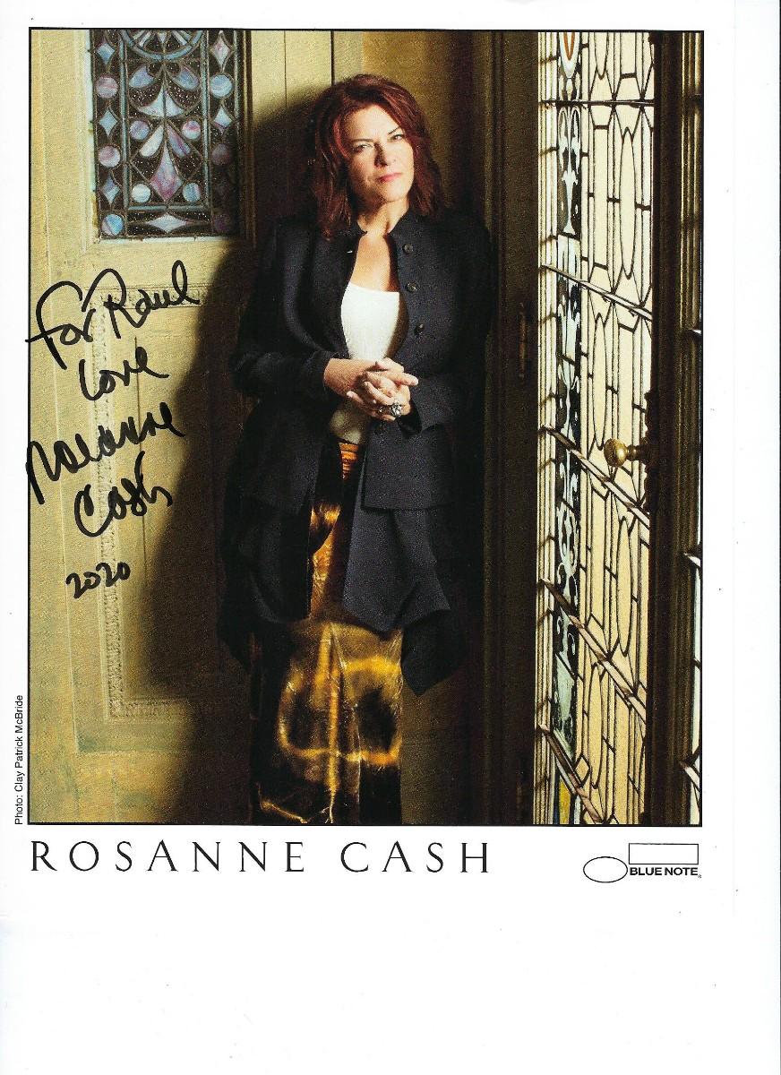 Rosanne Cash signed photo | EstateSales.org