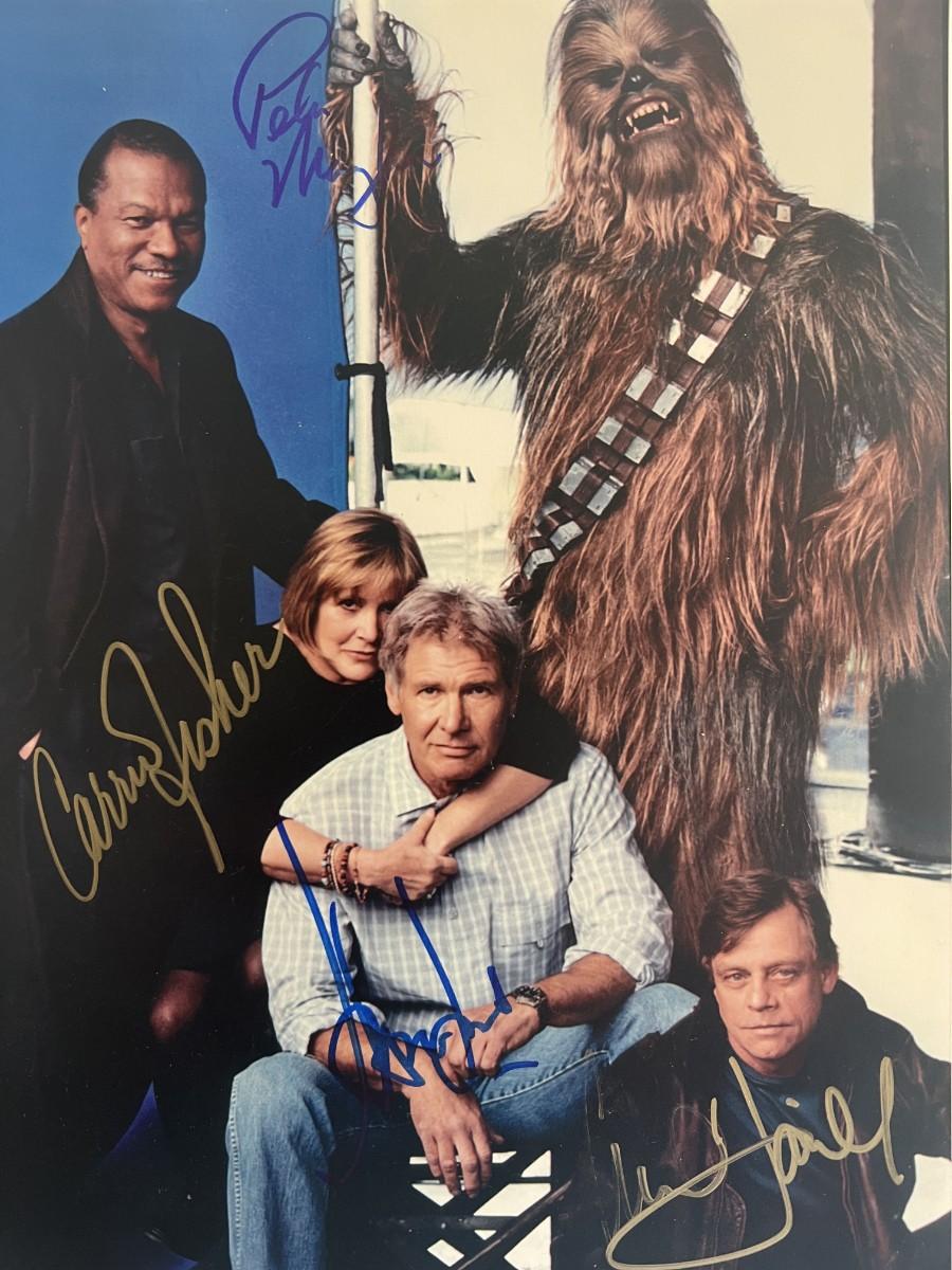 Star Wars Force Awakens cast signed photo | EstateSales.org