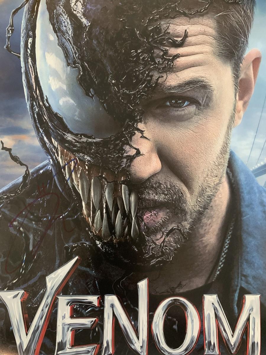 Venom Tom Hardy signed mini movie poster | EstateSales.org