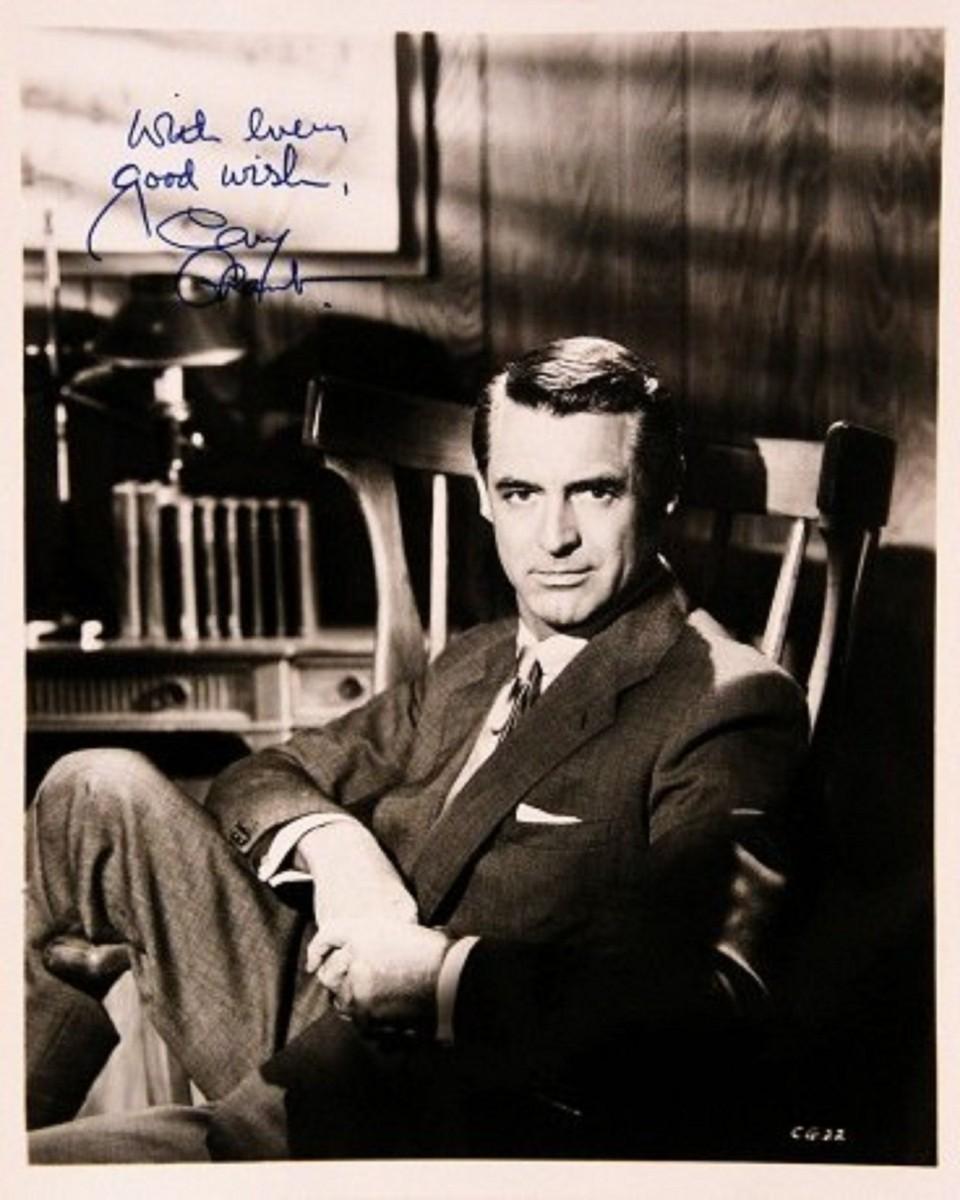 Cary Grant signed portrait photo | EstateSales.org
